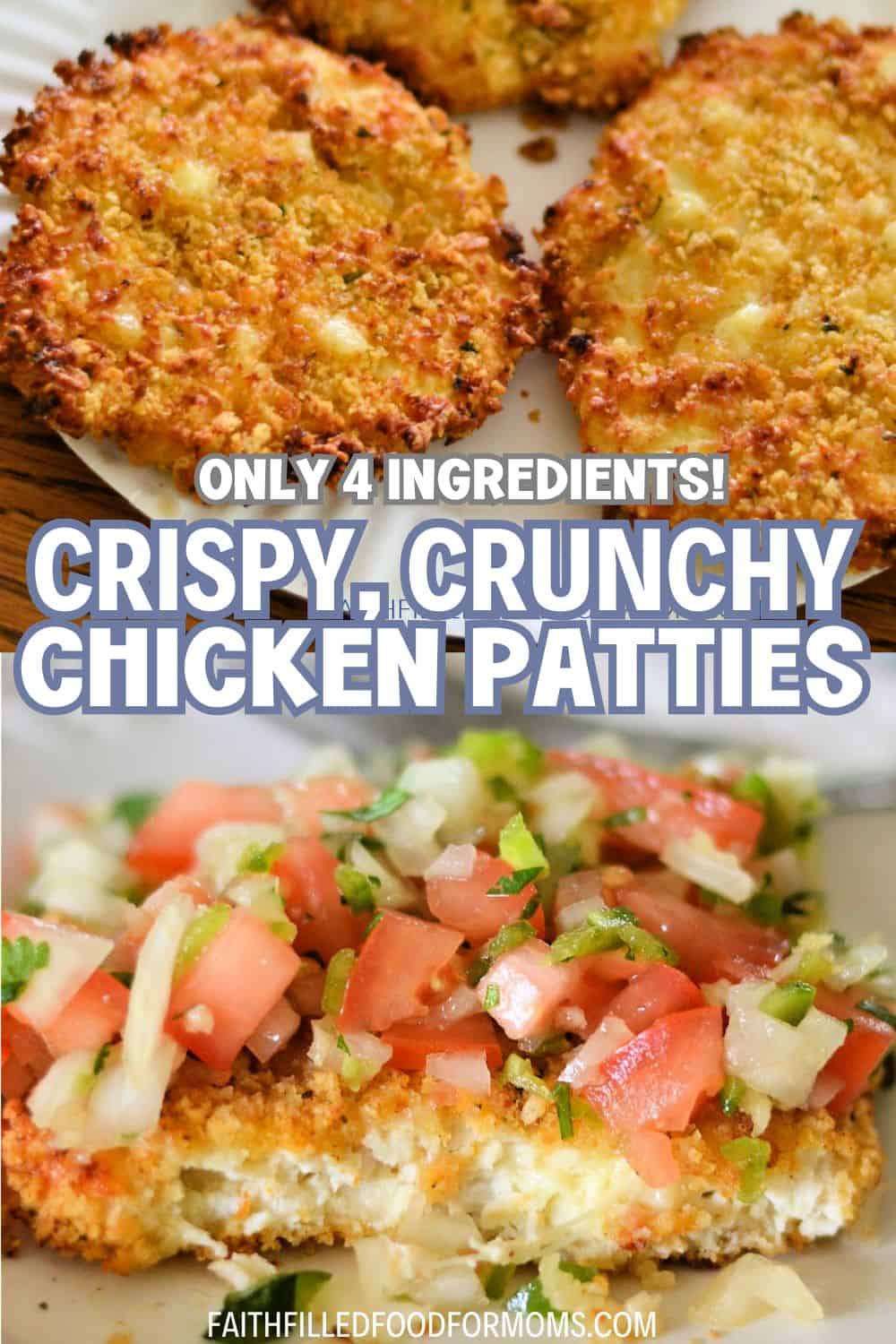 Easy Homemade Chicken Patties Recipe Crispy Too! • Faith Filled Food ...