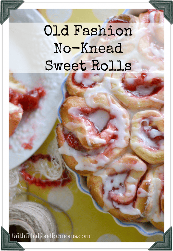 Easy Homemade Cherry Sweet Rolls Recipe with Icing • Faith Filled Food ...